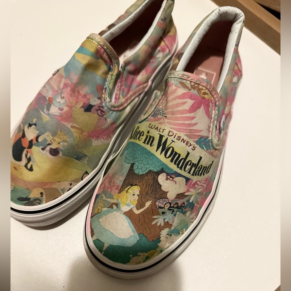 Vans | Shoes | Disney Vans Alice In Wonderland | Poshmark